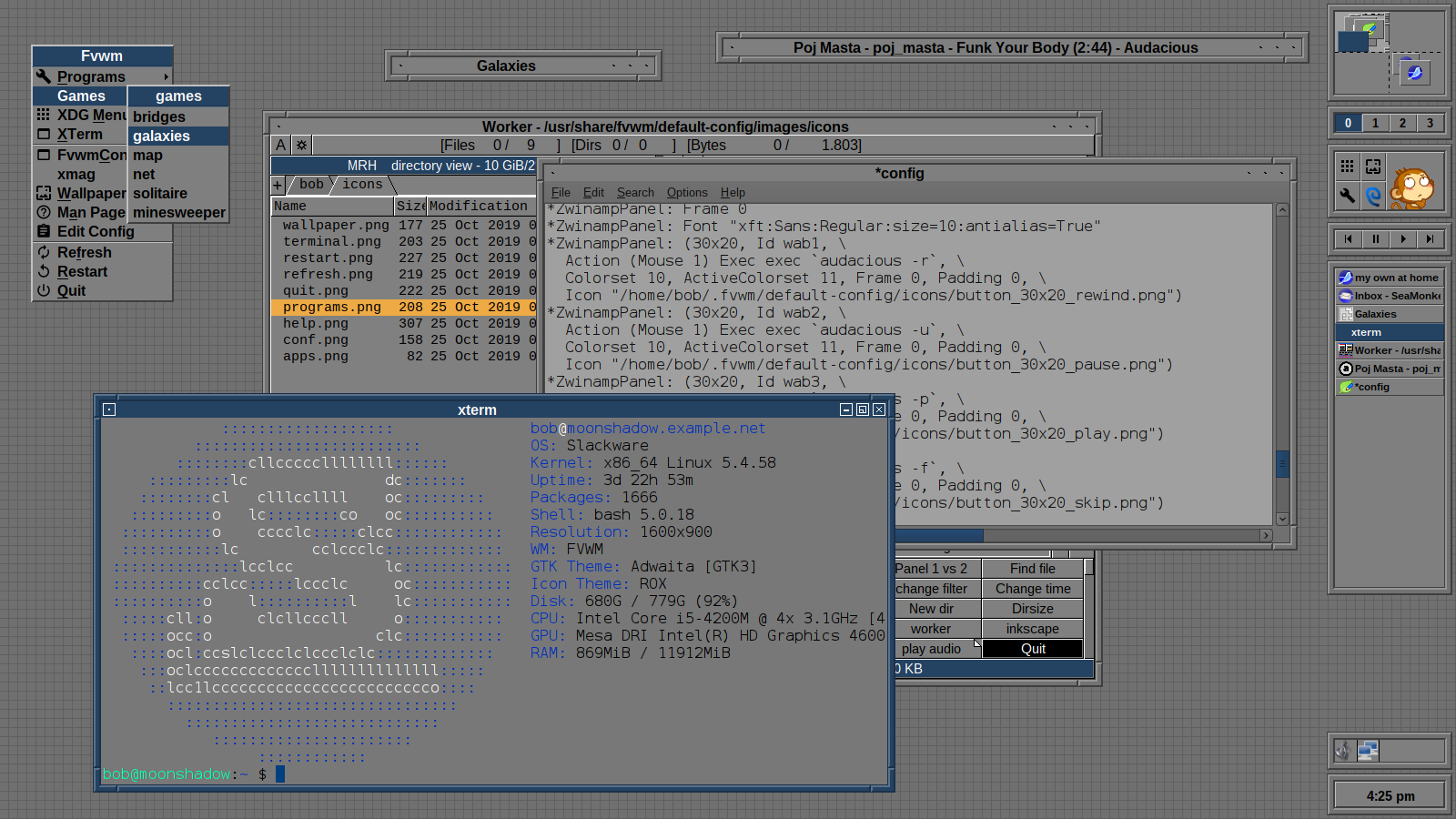 This is my Slackware desktop... - Page 305